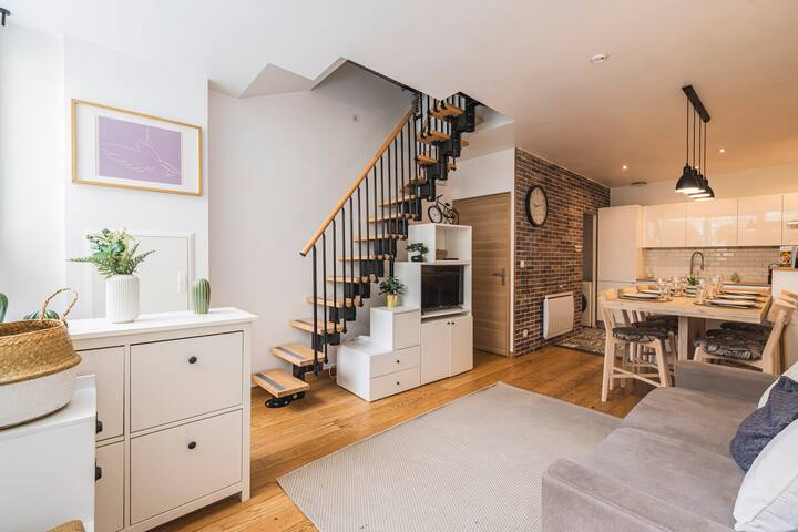 Loft Urbain Avec Jardin Privé - Hyper Centre - Reims