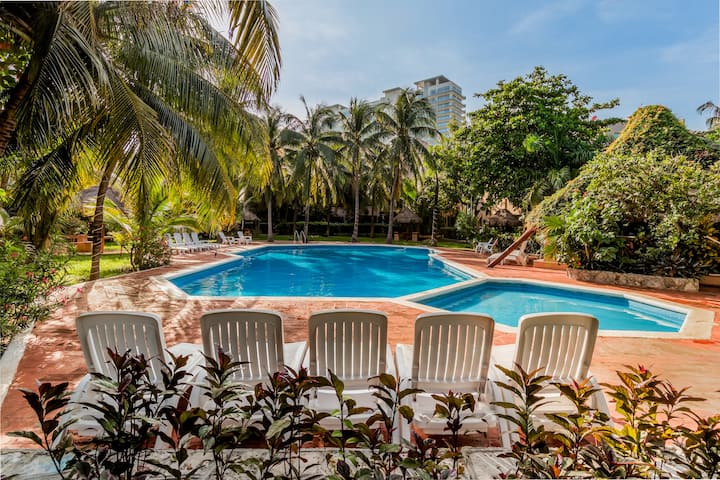 * Villa Tropical A Pasos De La Mejor Playa* - Cancún