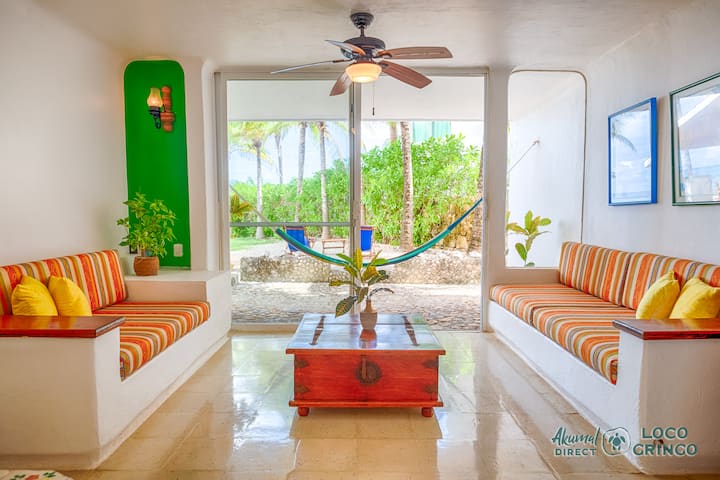 Oceanfront Villa With A Pool & Views Of Caribbean! - Akumal