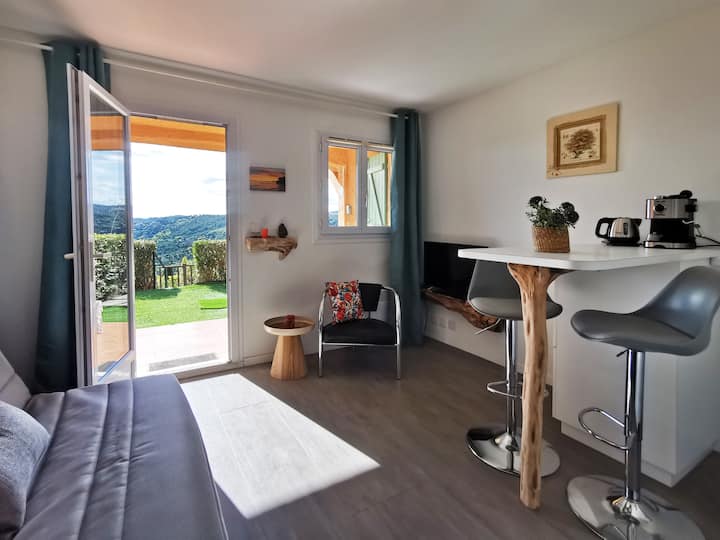 Studio Cosy Avec Vue Mer Au Calme - Côte D’azur - Roquebrune-sur-Argens