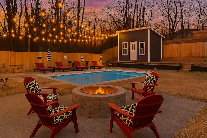 Luxe 4 Bed Atl Retreat - Pool|fire|sauna|theater - Atlanta, GA
