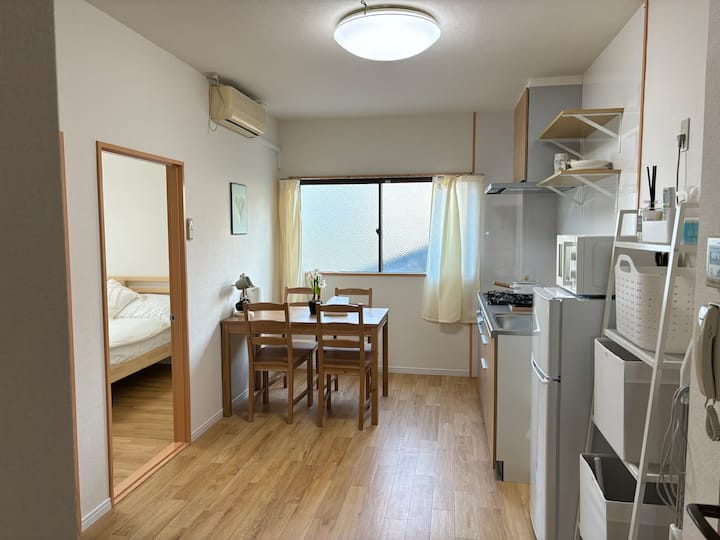 関西万博地下鉄直通/ Usj/海遊館まで14分/駅まで徒歩3分/コンビニ近く/3階個室b - Osaka