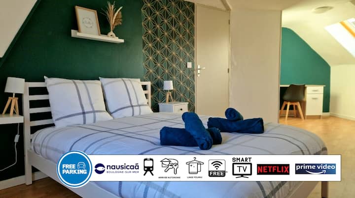 Spacieuse Maison Proche Nausicaa, Gare Et Remparts - Boulogne-sur-Mer