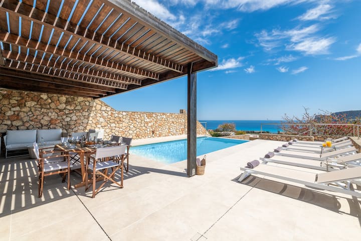 Villa Mare Di Levante With Private Infinity Pool - Lindos