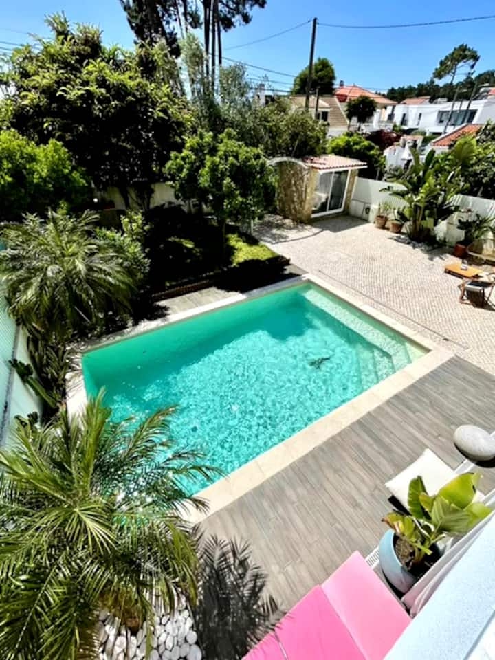 "La Maison" Villa De Charme Avec Piscine - Costa da Caparica
