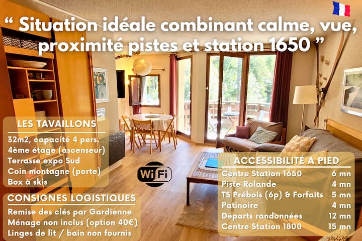 Le Lodge Des Marmottes - Calme, Cosy, Vue Nature - Les Orres