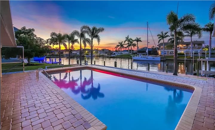 Waterfront Oasis | Heated Pool & Amazing Sunsets - Cape Coral, FL
