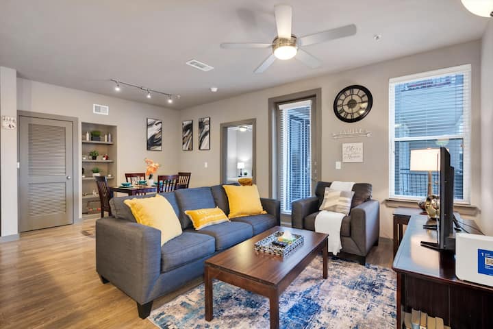 Relaxing Spacious 2br2bt Medical - Houston, TX