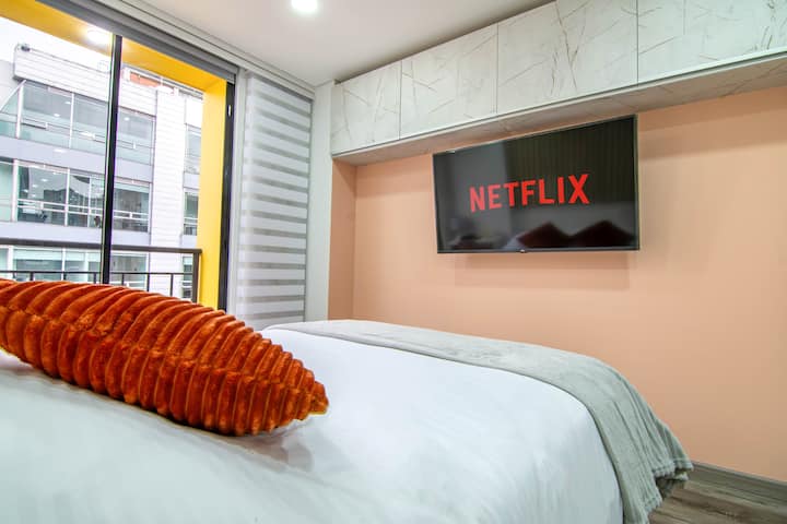 New Apt +Wifi+parking+tv+kitchen+laundry @Bogotá - Bogota