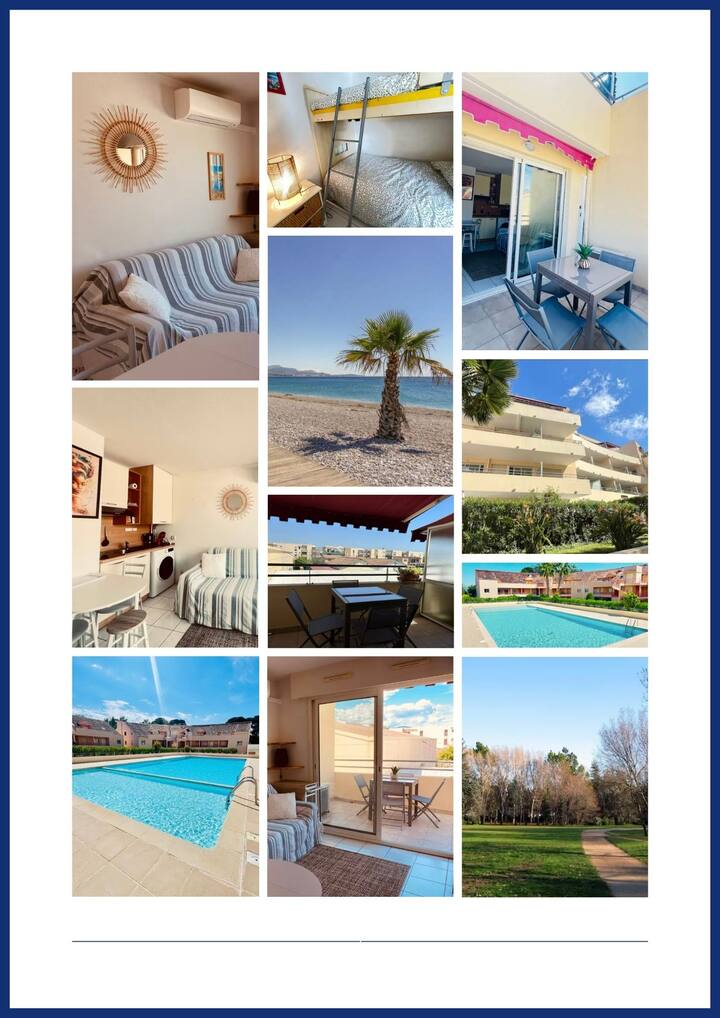 Appartement Piscine, Parc-plage - Biot