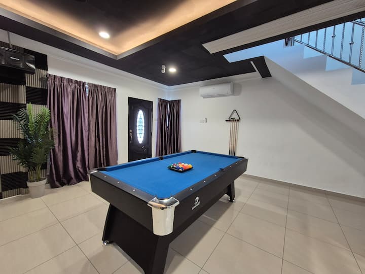 Villa 20pax 4r4b Pool Ktv Bbq Arcade 3min To Beach - 波德申