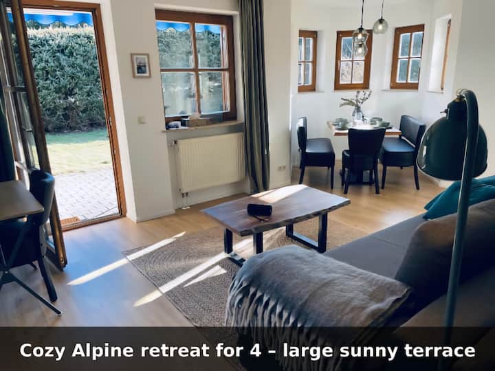 Alpine Gemütlichkeit Für 4 Mit Gr. Sonnenterrasse - Bad Bayersoien