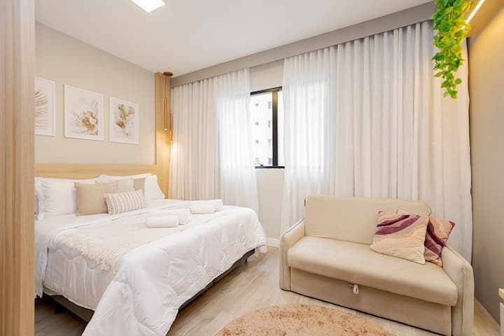 Helbor Stay Batel 465 . Conforto E  Estilo - Curitiba