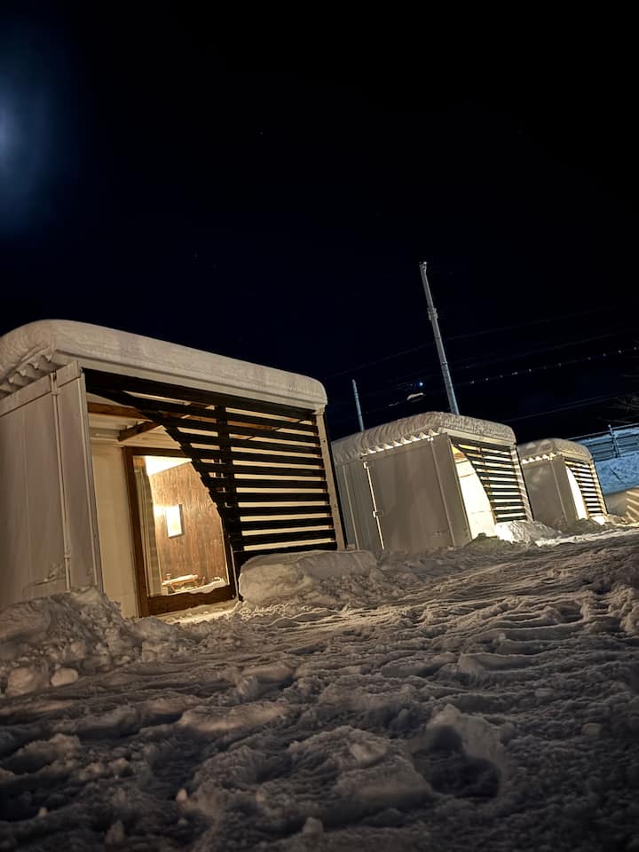 羊蹄山を眺めながら少人数で楽しむプライベートコンテナハウス - Niseko