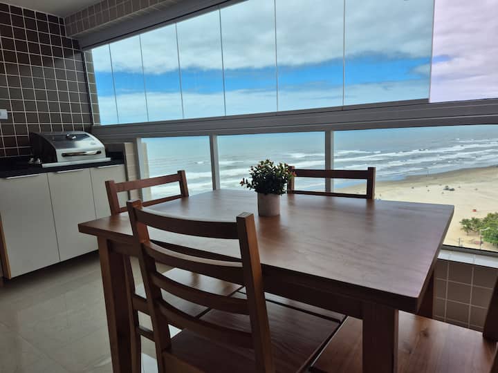 Apartamento Vista Mar Incrível Na Praia Grande - Brazil