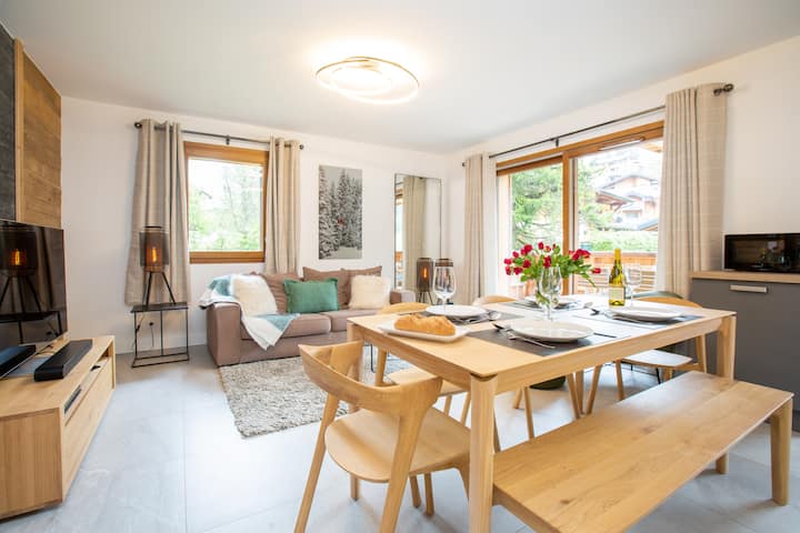 Modern 3 Bedroom Apartment 2 Min To Perrieres Lift - Les Gets
