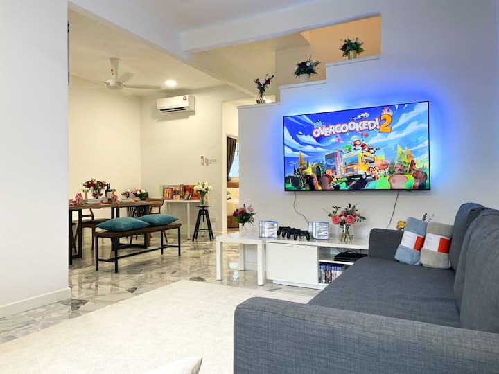 Beautiful Cosy Famhaven 4br 18pax Kingbed Weddings - Puchong
