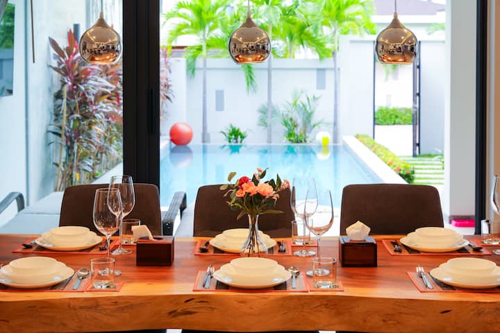 Serenity Lux Pool Villa In Jomtien 5 Mins To Beach - 파타야