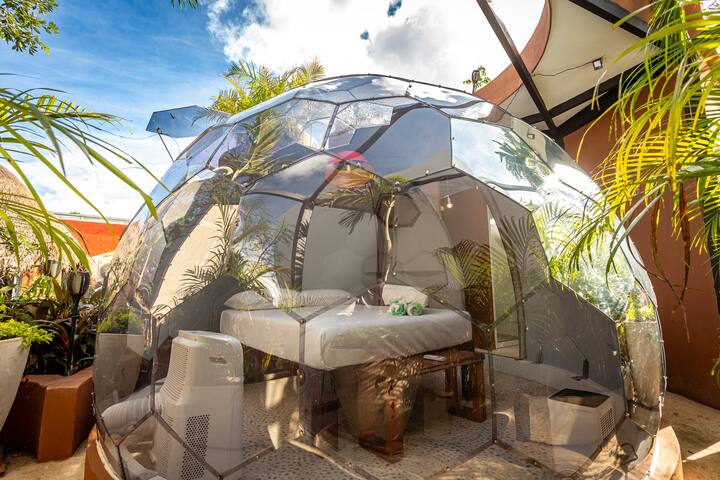 Glamping Bubble House Moon - Riviera Maya