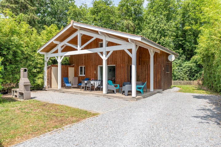 Chalet Les Bambous 6 Personnes, Bassin D'arcachon. - Mios
