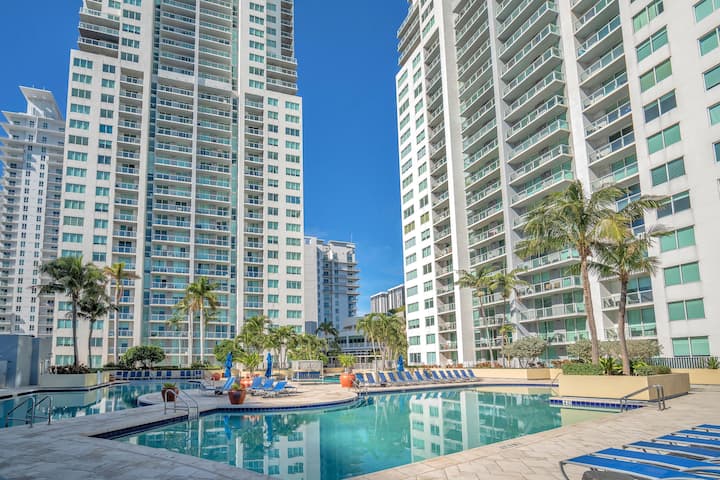 Luxury 2br/2b Downtown Mia Condo On Biscayne Blvd! - Miami, FL