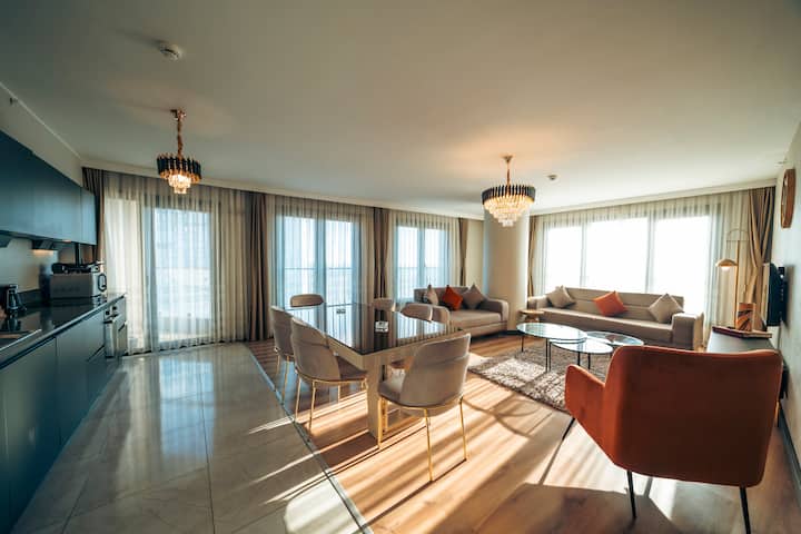 Stylish 3 Br & 2 Bath In Kağıthane; Garage,fitness - Estambul