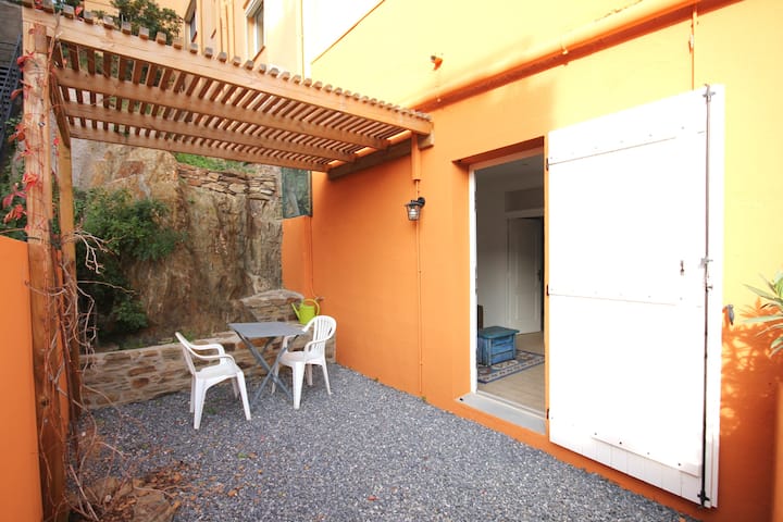 Studio Tout Confort : Clim, Terrasse Et Parking - Collioure