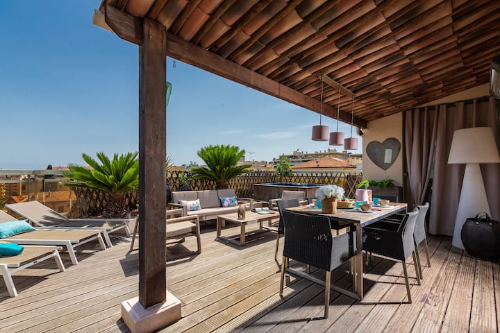 Superbe Toit Terrasse, Au Calme - Le Cannet