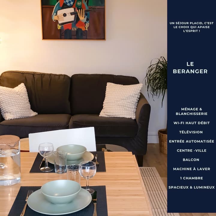Le Béranger | Centre-ville | Wifi Fibre | Balcon - Tours