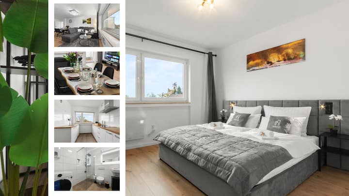 Vlnful2: Premium-apartment | Balcony | Parking - Mülheim an der Ruhr