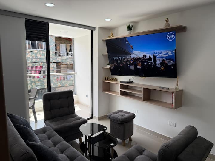 201 Apartamento Nuevo. Balcón, Terraza 360 - Medellín
