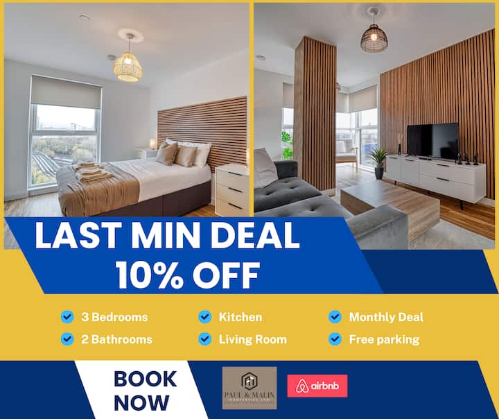 10%off|tonightonly|family|leisure|parking|sleeps8 - Manchester