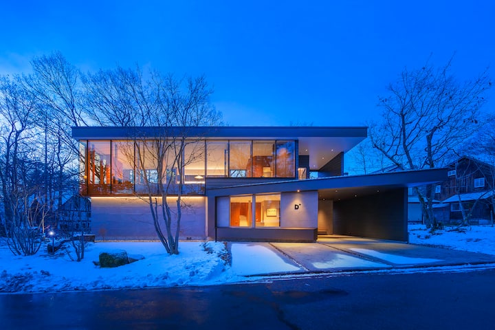 D+chalet:private Mountain View&luxury&free Shuttle - Hakuba