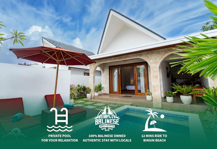 Intimate Villa Haven Near Bingin Beach & Eateries - Jimbaran