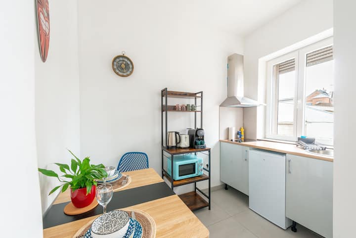 Joli Studio Hyper Lumineux à 1 Minute De La Gare - Cambrai