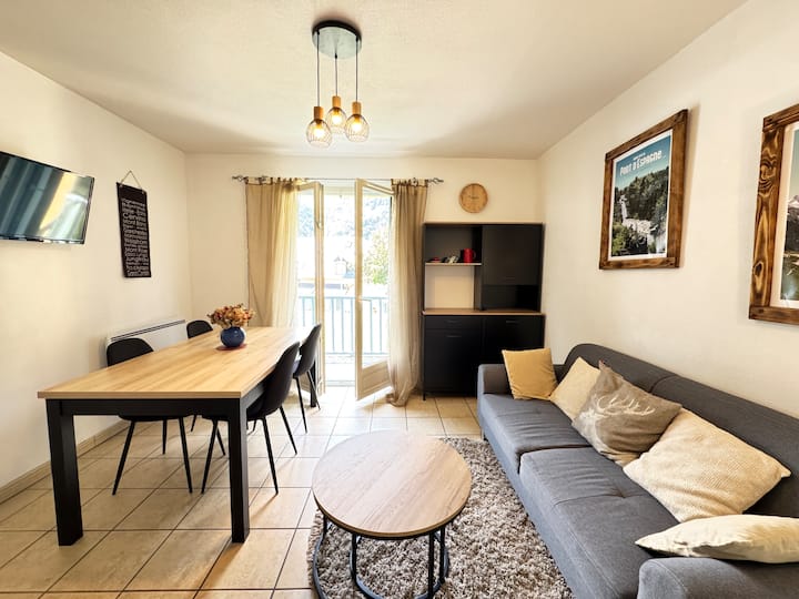 Apt 2 Chambres Mezzanine 6p - Parking. Balcon. Vue - Cauterets