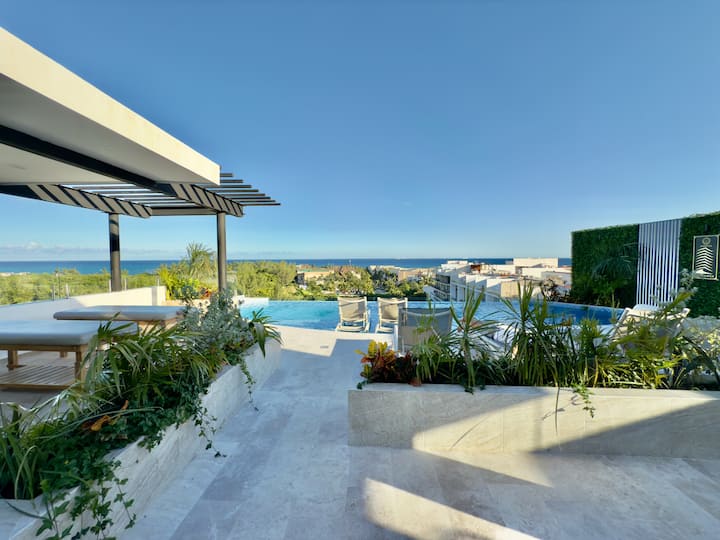 Tower Studio | Terrace With Jungle And Sea Views - Playa del Carmen