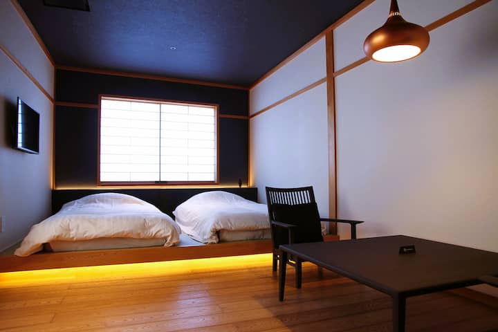 【2 Private Baths】 A Quaint Inn/modern Room/2ppl - 도요오카시