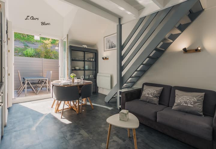L'ours Blanc - Studio Mezzanine, Alcôve + Terrasse - Cauterets