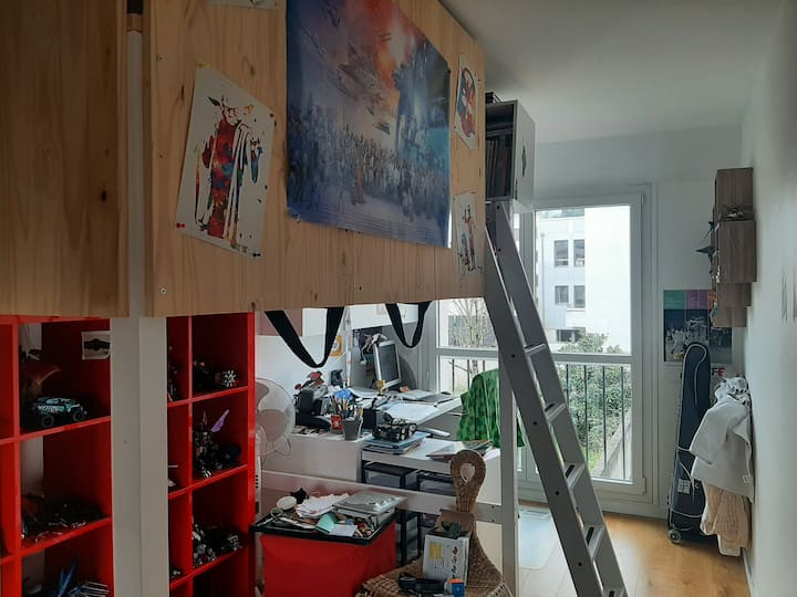 Chambre Pour 2 & Salle De Bains - 2_blue - Malakoff