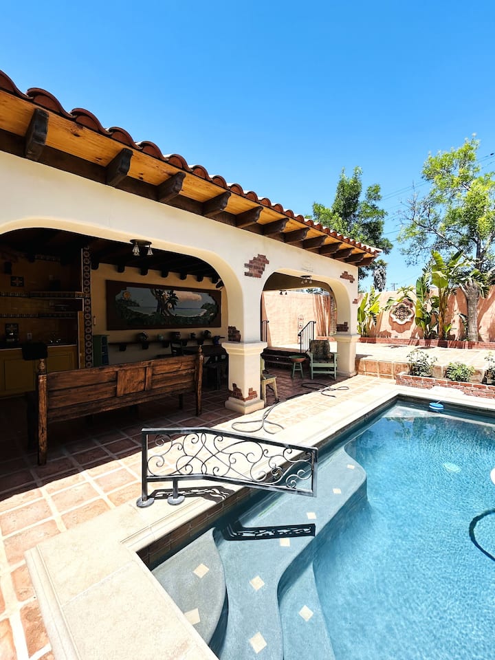 Unique Big Spanish Mexican Hacienda House European - Bakersfield, CA