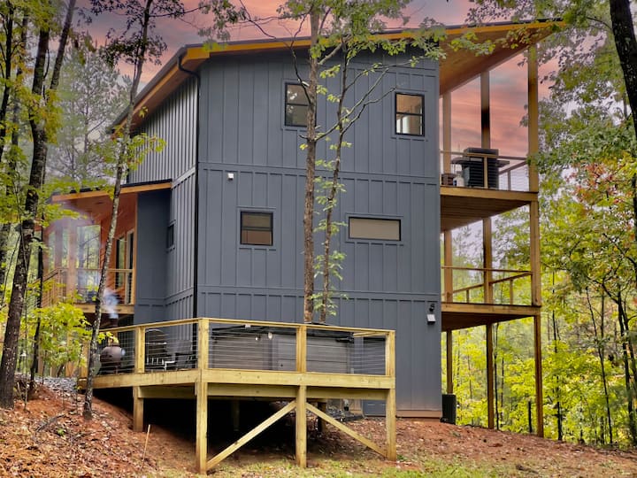 Modern Lodge - 5 Mi To Br - Spa - Theater - Views! - Blue Ridge, GA