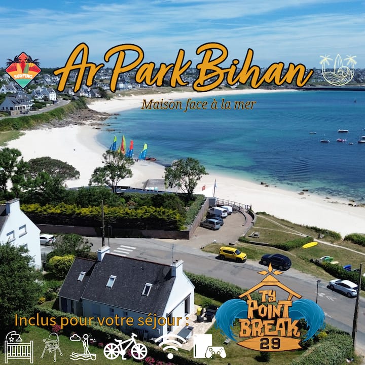 Ar Park Bihan,  Vue Mer Et Plage En Cornouaille - Plogoff