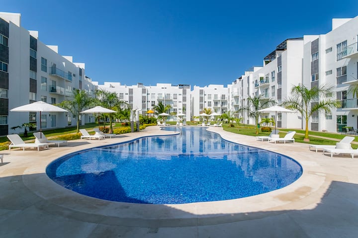 Banus 90 92 | Cómodo Departamento En Planta Baja - Acapulco