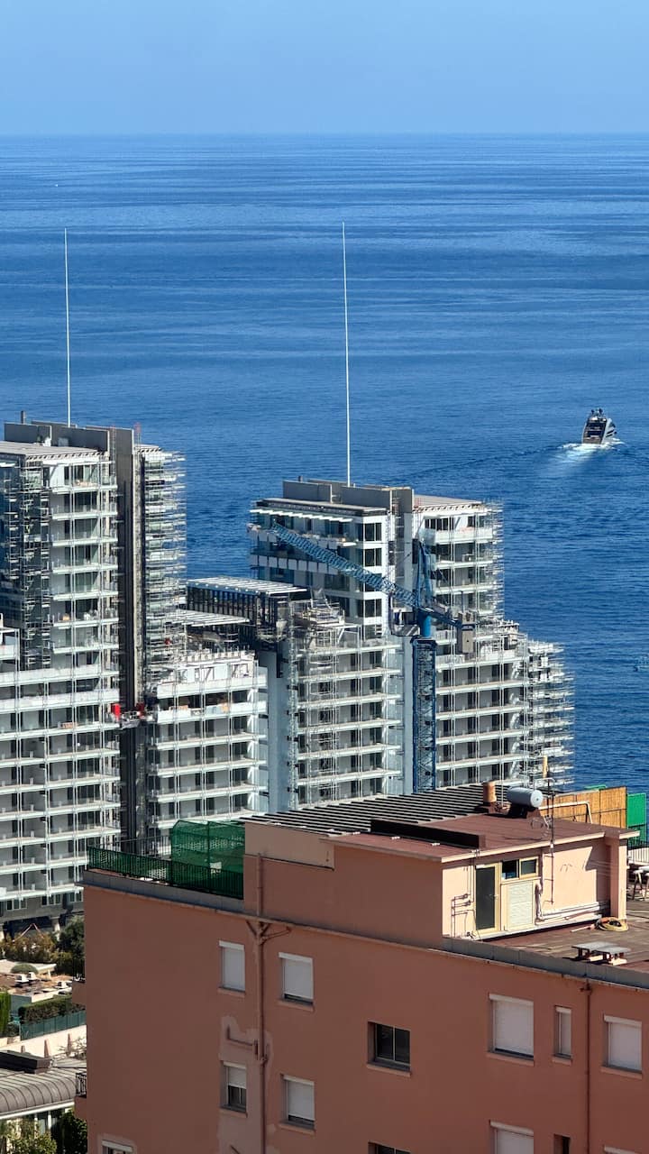 10m Walk To Casino/great View/real Bed+sofa Studio - Monako