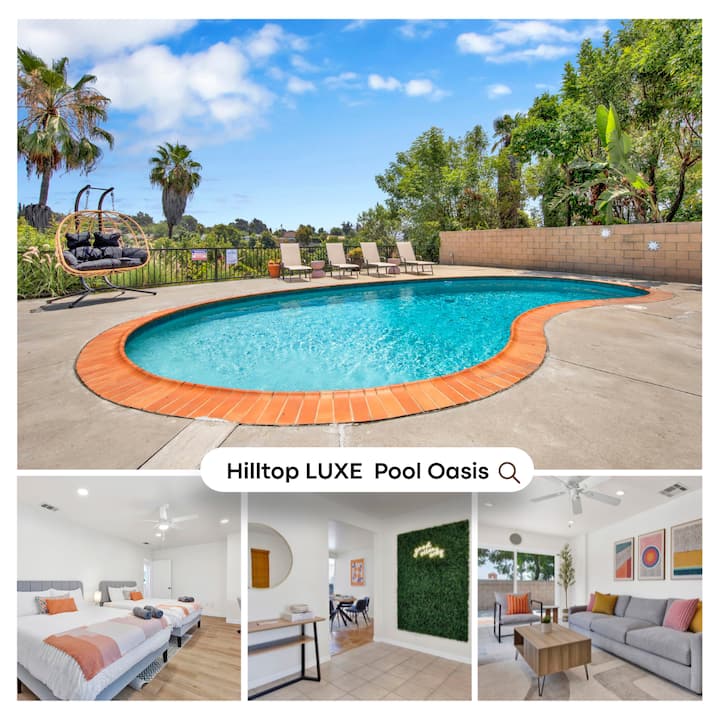 Hilltop Luxe Pool Oasis - Pico Rivera, CA
