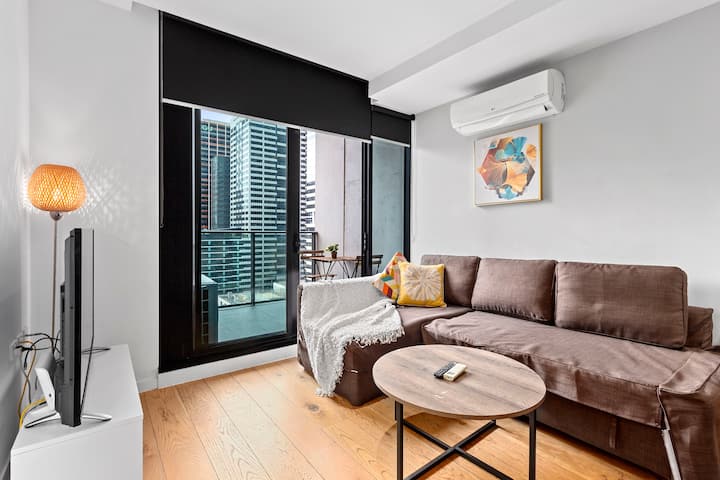 09-urban 2br 5 Beds| 2min Station,skybus Free Tram - Melbourne