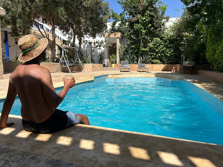 Villa L'olivier Vue Mer Avec Piscine Privé - Taghazout