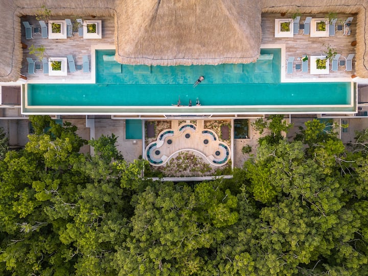 Private Poolside Bliss @ Tulum:1br Jungle Hideaway - Tulum