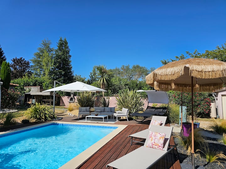 Jolie Maison Tout Confort Proche St Emilion - Libourne